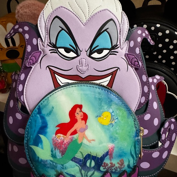 Loungefly | Bags | Ursula And Ariel Themed Backpack | Poshmark